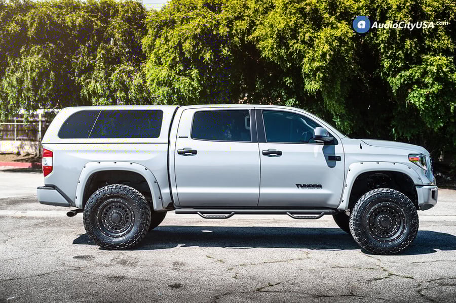 20" XD Wheels XD136 Panzer Satin Black Off-Road Rims For 2018 Toyota Tundra