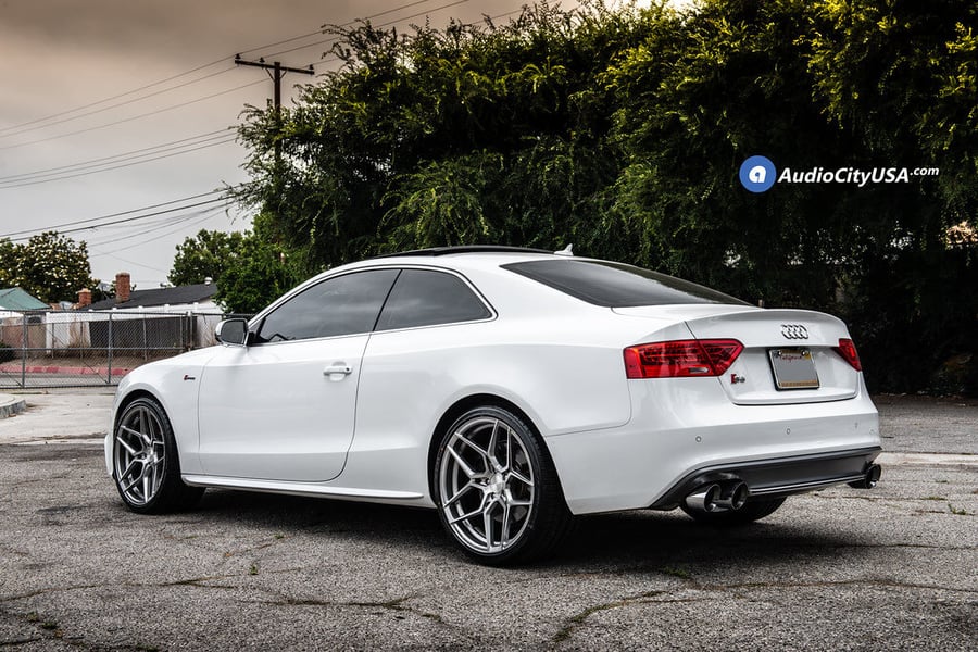 20″ Rohana Wheels RFX11 Brush Titanium Rims for 2013 Audi S5