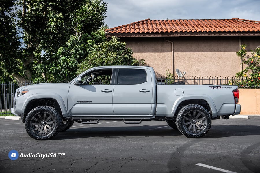 20" Fuel Wheels D636 Diesel with Black Machined Off-Road Rims | RDR RD6 ...