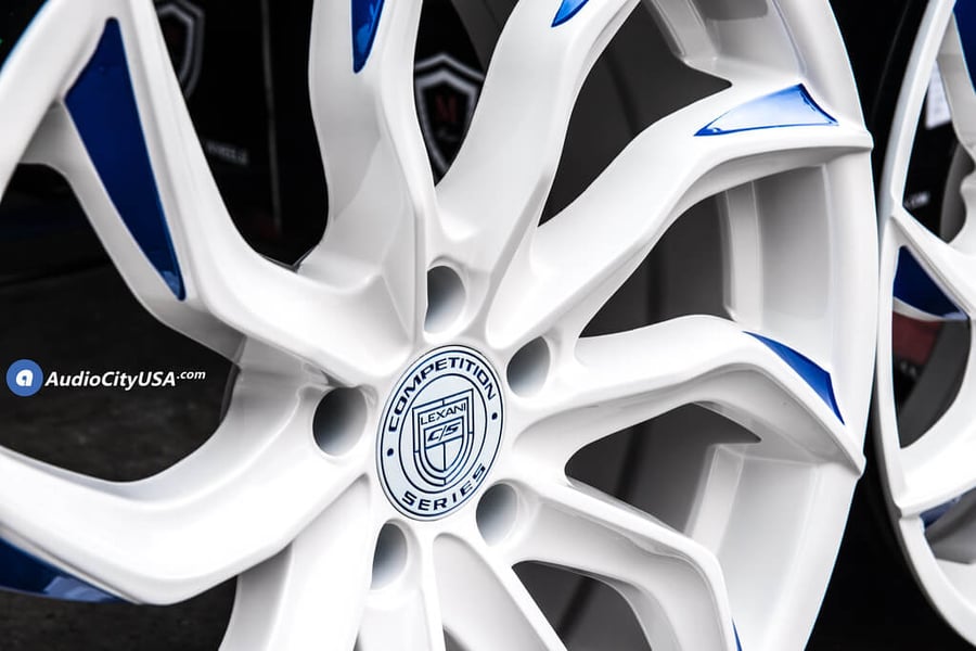 20" Lexani Wheels Matisse Custom Finish Rims Color Matched Platinum ...