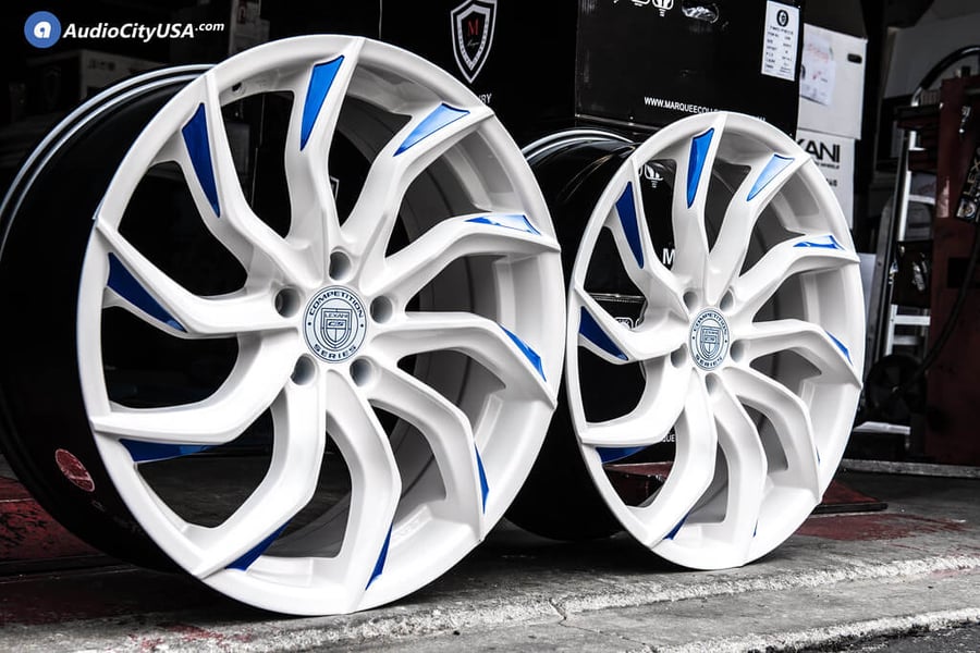 20" Lexani Wheels Matisse Custom Finish Rims Color Matched Platinum ...