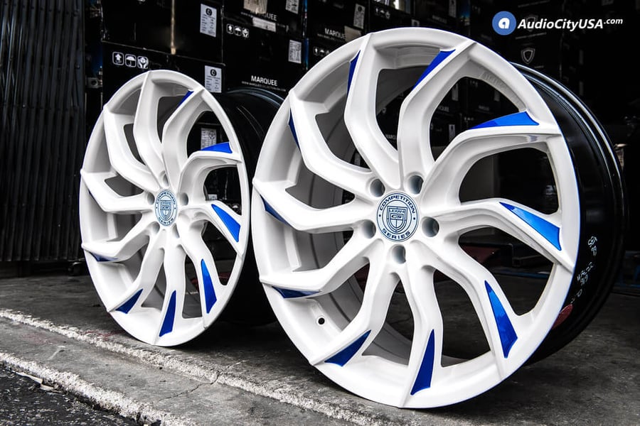 20" Lexani Wheels Matisse Custom Finish Rims Color Matched Platinum ...