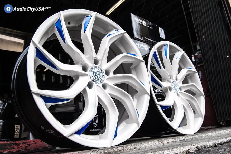 20" Lexani Wheels Matisse Custom Finish Rims Color Matched Platinum ...