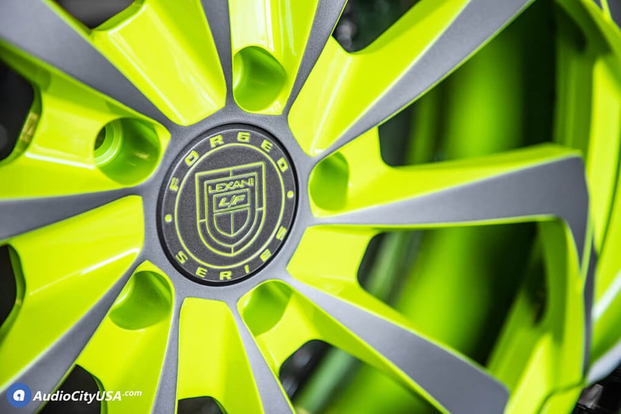 22x9 & 24x10.5 Lexani Forged Wheels LZ-770 & LF-770 Squeeze Lime, Ghost ...