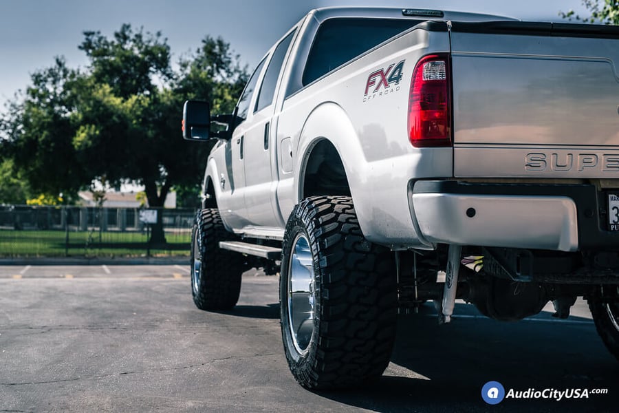 22″ Fuel Wheels D609 Triton Chrome Off-Road Rims for 2013 Ford F-250 4×4