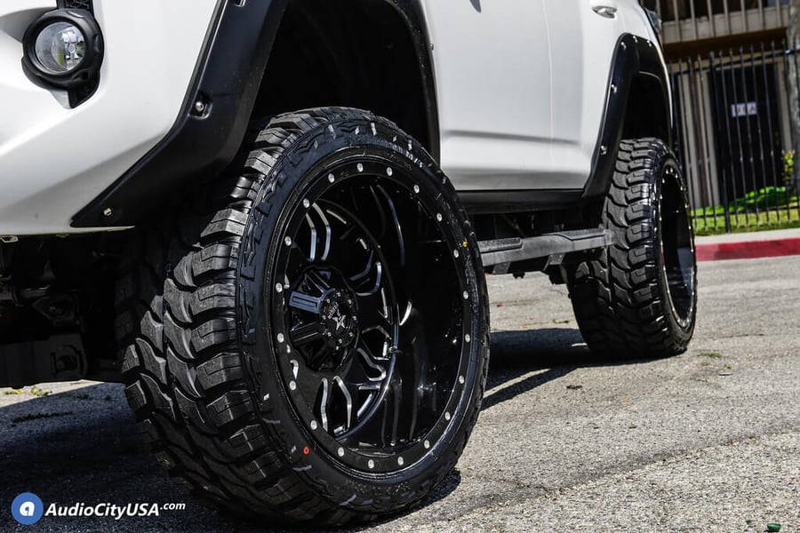 22" RBP Wheels 87R Blade Gloss Black Milled Off-Road Rims | RDR MT ...