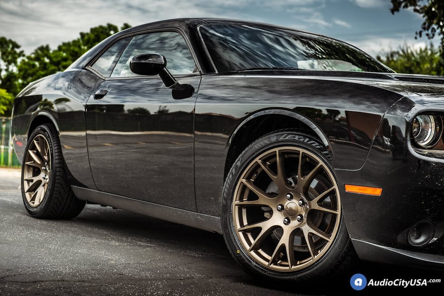 20″ Staggered Dodge Challenger Hellcat Wheels Bronze OEM Replica Rims ...