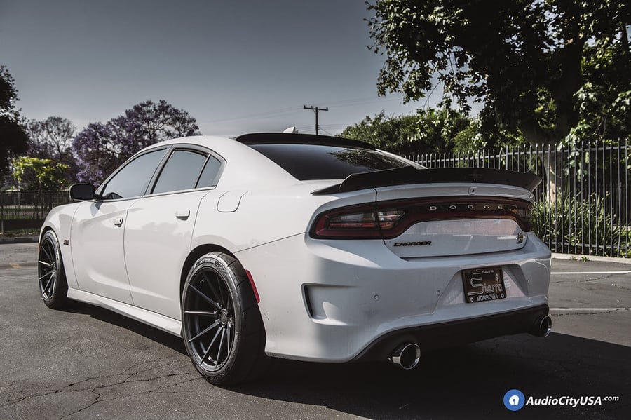 20″ Staggered Rohana Wheels RFX1 Matte Black Rims for 2018 Dodge ...