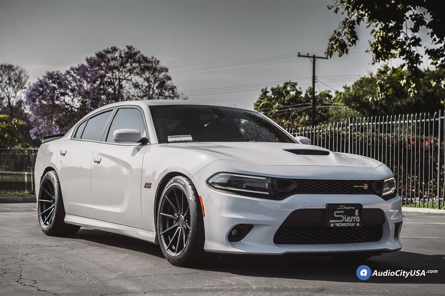 20″ Staggered Rohana Wheels RFX1 Matte Black Rims for 2018 Dodge ...