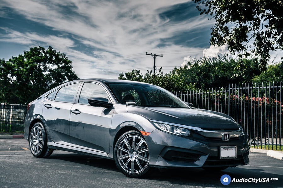 18" Ace Alloy Wheels D662 For 2018 Honda Civic Sedan Lionhart LH-503