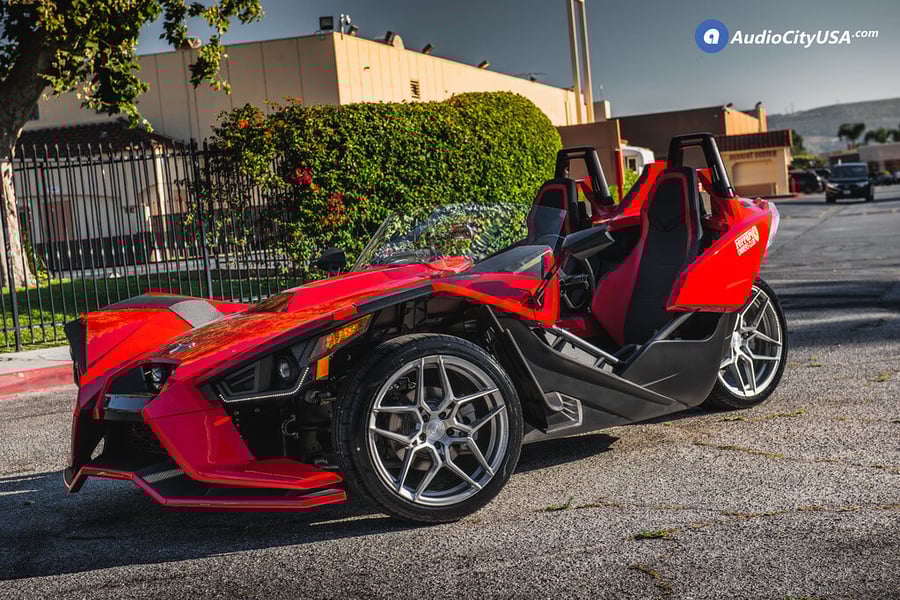 19″/20″ Rohana Wheels RFX11 Brush Titanium Polaris Slingshot Rims