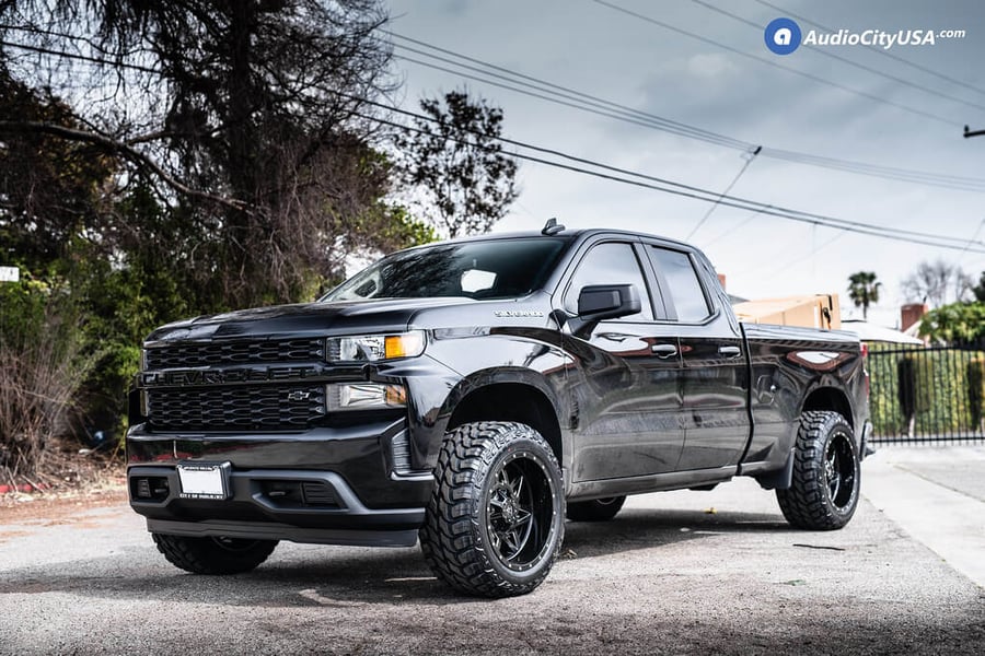 20″ RBP Wheels Avenger Gloss Black Milled Off-Road Rims for 2019 ...