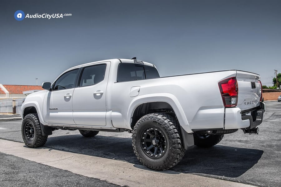17″ XD Wheels XD798 Addict Matte Black Off-Road Rims for 2019 Toyota Tacoma