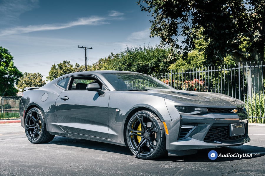 20″ Staggered MRR Wheels M017 Gloss Black Rims for 2017 Chevrolet Camaro