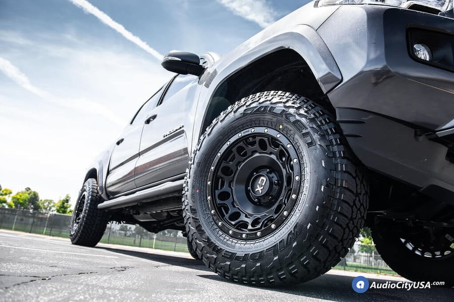 17" XD Wheels XD129 Holeshot Satin Black Off-Road Rims For 2018 Toyota ...