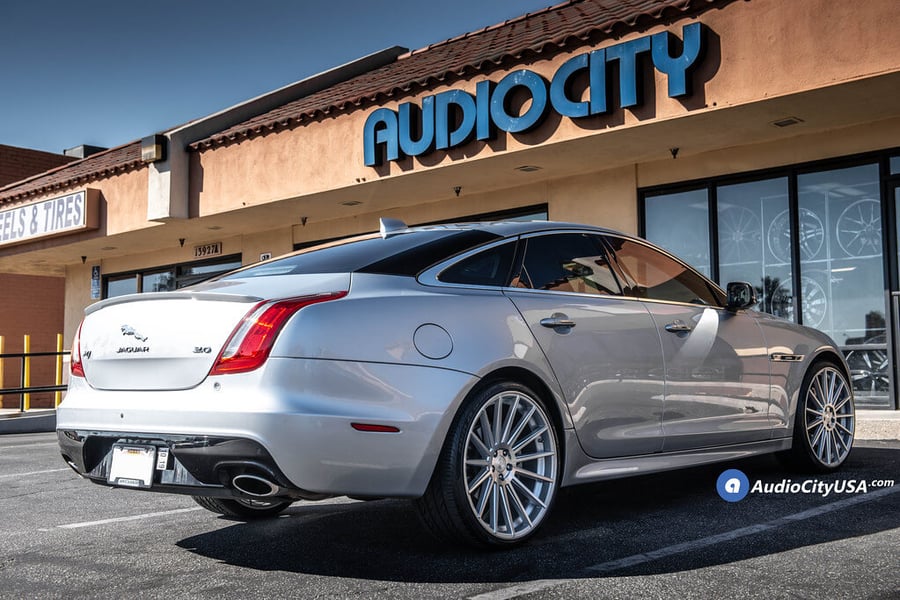 22″ Staggered Road Force Wheels RF15 Silver Machined Rims for 2016 ...