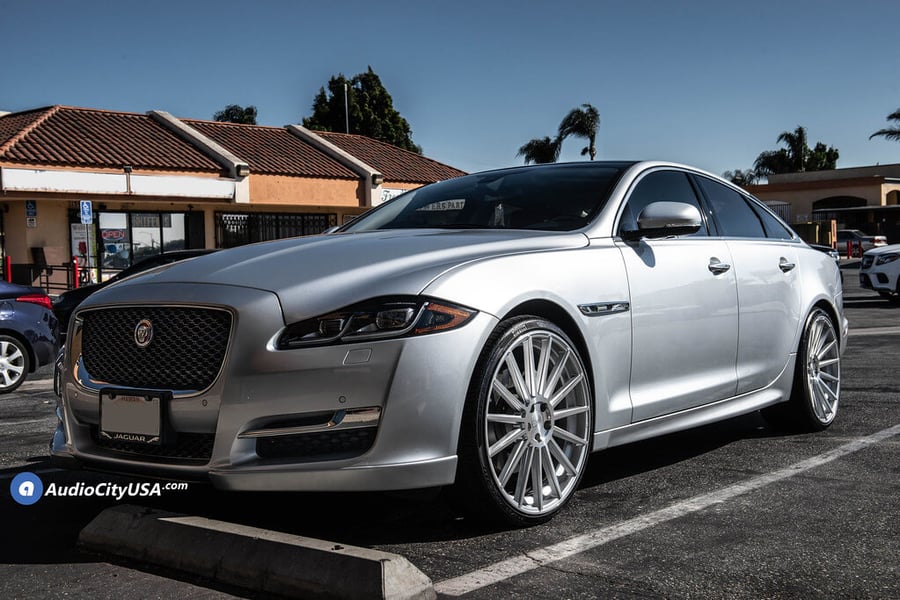 22″ Staggered Road Force Wheels RF15 Silver Machined Rims for 2016 ...