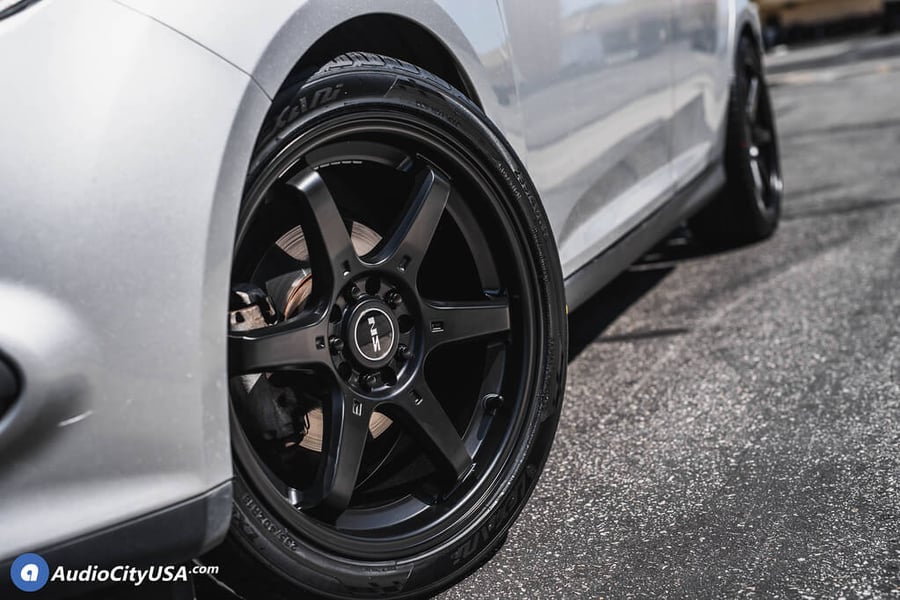 18" NS Wheels Tunner NS1505 Matte Black Rims for 2013 Ford Focus 5 Door ...