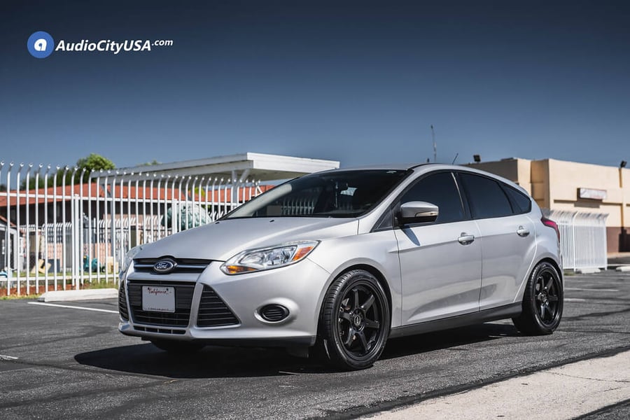 18" NS Wheels Tunner NS1505 Matte Black Rims for 2013 Ford Focus 5 Door ...