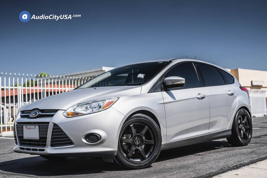18" NS Wheels Tunner NS1505 Matte Black Rims for 2013 Ford Focus 5 Door ...