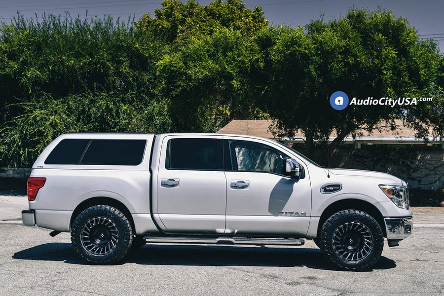 20" Fuel Wheels D683 Cyclone Matte Black with Machined Face and Double ...