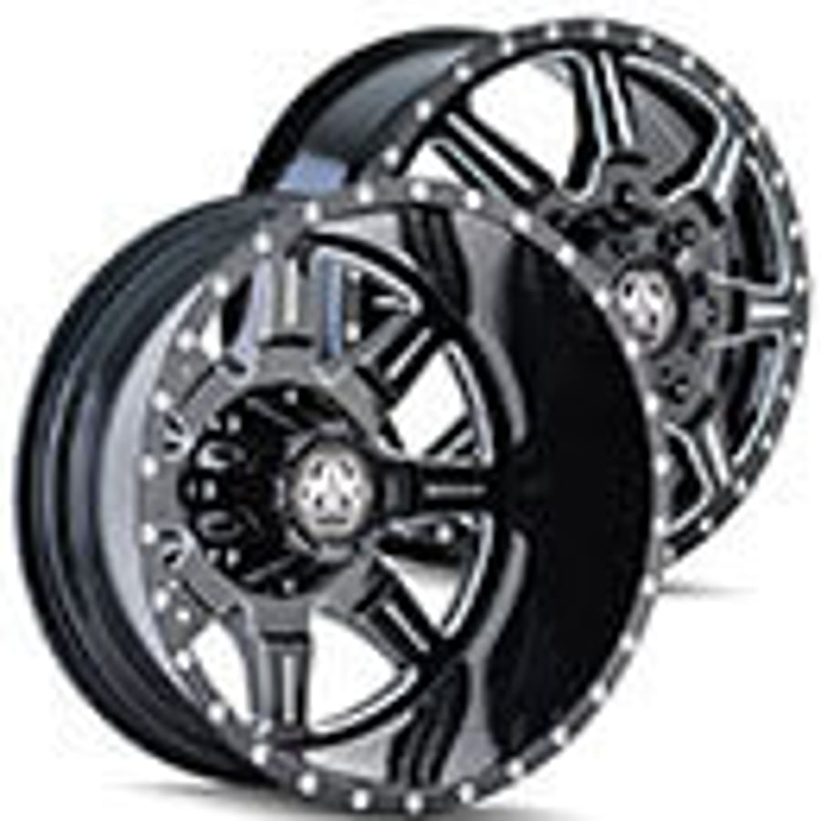 17″ Mayhem Wheels 8300 Prodigy Matte Black with Bronze Tint Flow Form ...