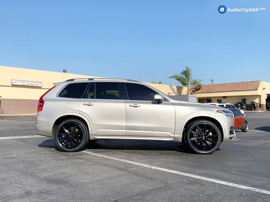 22″ Koko Kuture Wheels Kapan Gloss Black Rims for 2016 Volvo XC90 ...