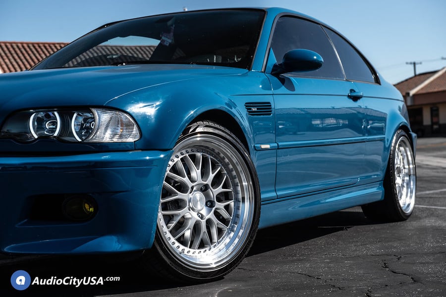 19" Staggered ESR Wheels SR01 For 2004 BMW E46 M3