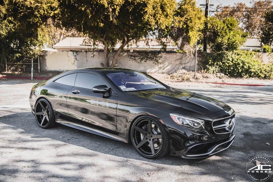22″ Staggered AC Forged Wheels ACF705 Matte For 2016 Mercedes Benz S63 ...