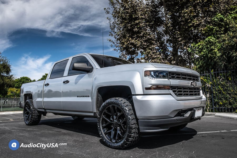 22 inch Snowflake Rims | Black Snowflake Wheels