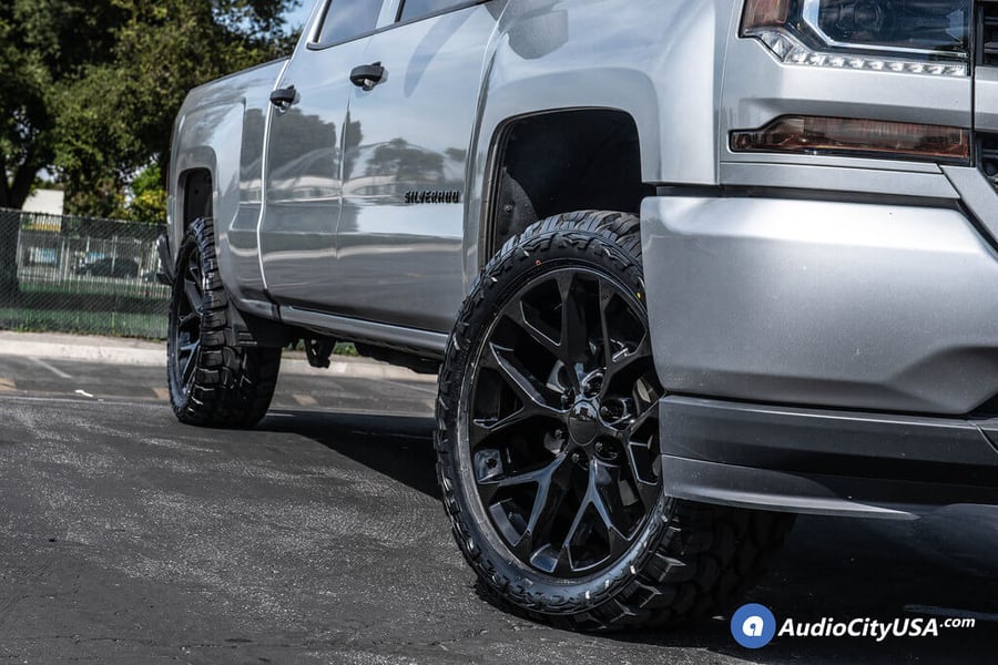 22 inch Snowflake Rims | Black Snowflake Wheels