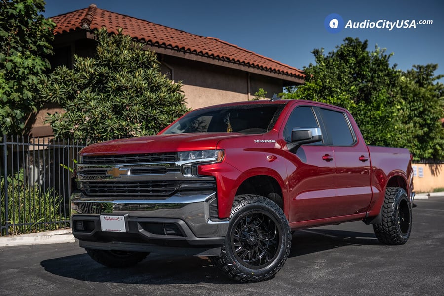 20″ RBP Wheels 75R Batallion Gloss Black Milled Off-Road Rims for 2019 ...