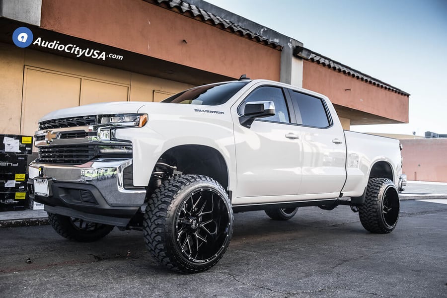 24″ Hardrock Wheels H700 Affliction Gloss Black Milled Off Road Rims ...