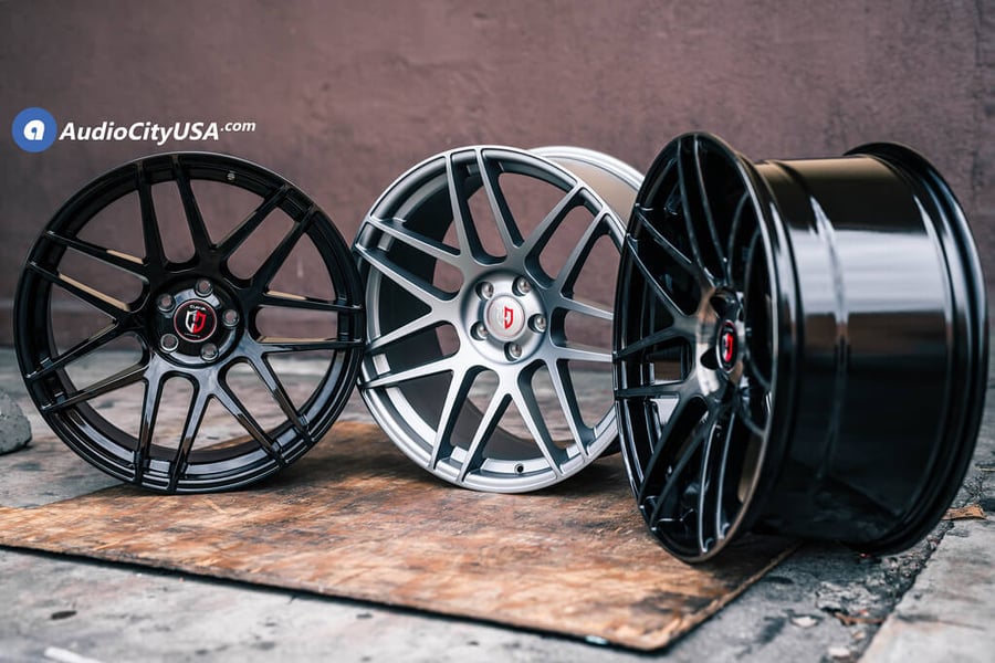 20" Curva Wheels C300 Gloss Black, Gloss Black DDT FINISH