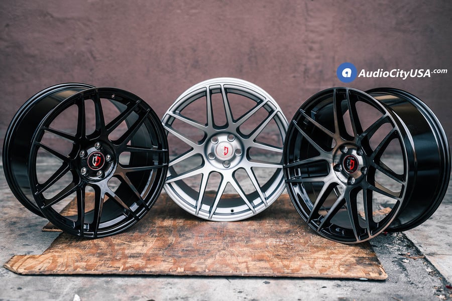 20" Curva Wheels C300 Gloss Black, Gloss Black DDT FINISH