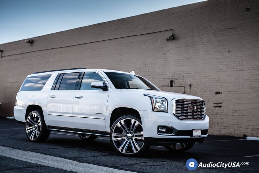 26″ Cadillac Escalade Wheels FR 72 Grey Machined OEM Replica Rims for ...