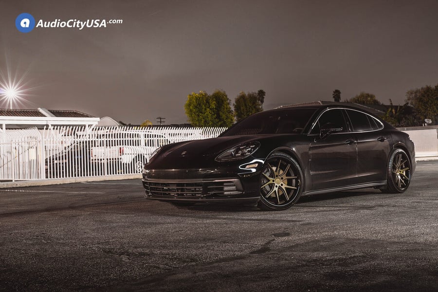 22″ Staggered Ferrada Wheels FR2 Matte Bronze with Gloss Black Lip Rims ...