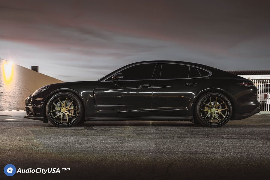 22″ Staggered Ferrada Wheels FR2 Matte Bronze with Gloss Black Lip Rims ...