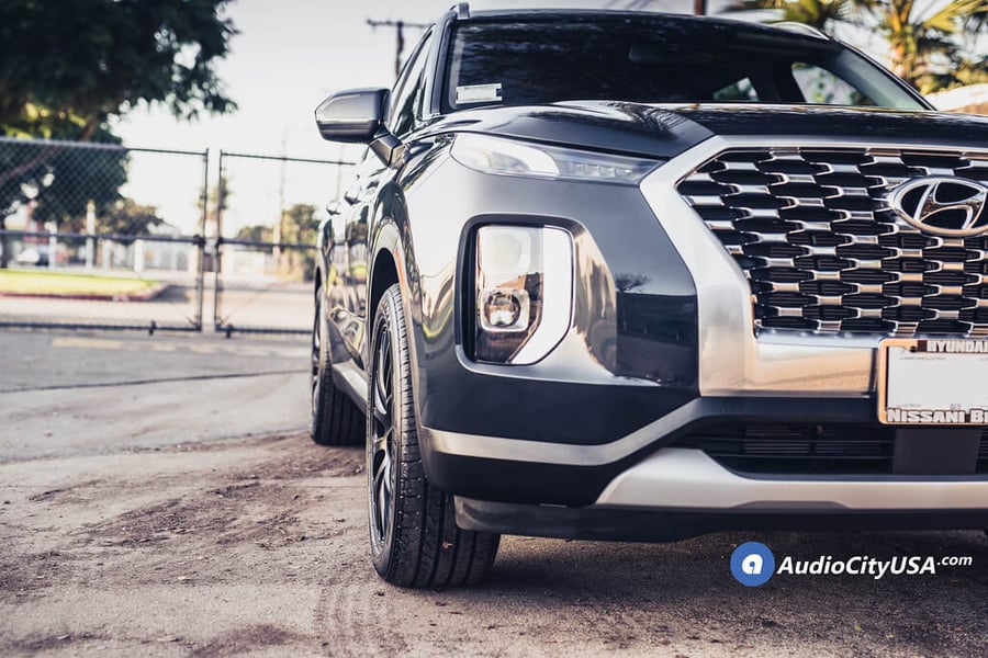 20″ Verde Wheels V27 Saga Satin Black Rims for 2020 Hyundai Palisade ...