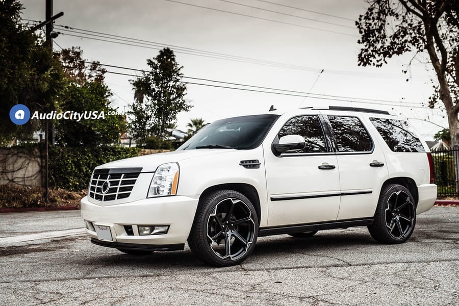 24x10" Giovanna Dalar-X Gloss Black With Machined Face Wheels For 2008 ...