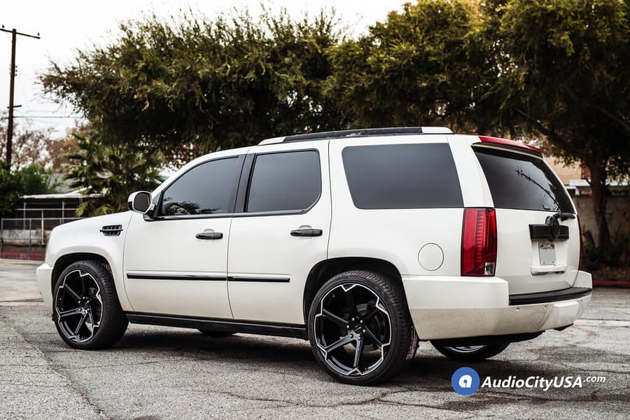 24x10" Giovanna Dalar-X Gloss Black With Machined Face Wheels For 2008 ...