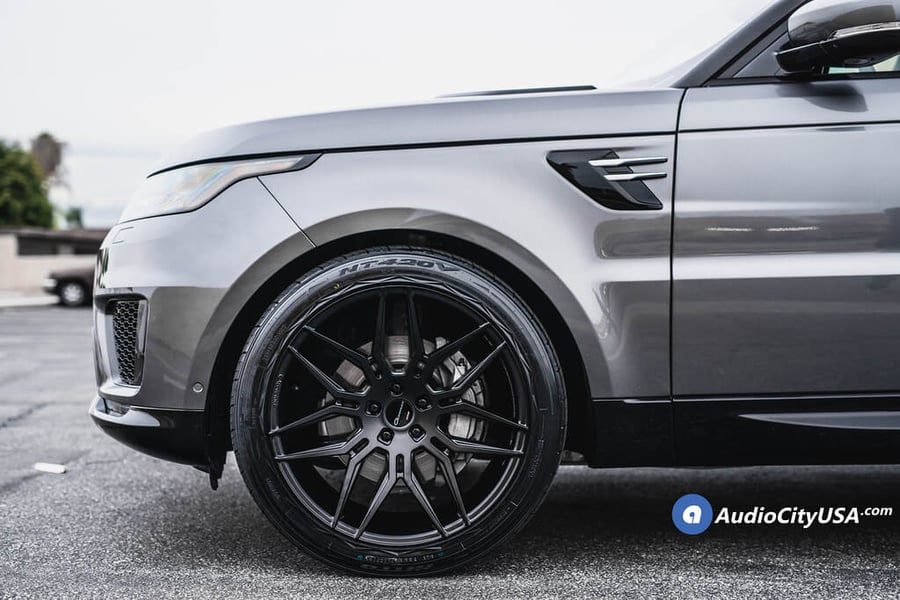 22″ Giovanna Wheels Bogota Black Rims For 2019 Range Rover Sport