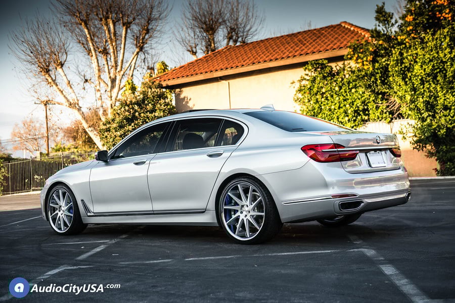 22″ Staggered Azad Wheels AZ23 For 2017 BMW 750 li Toyo