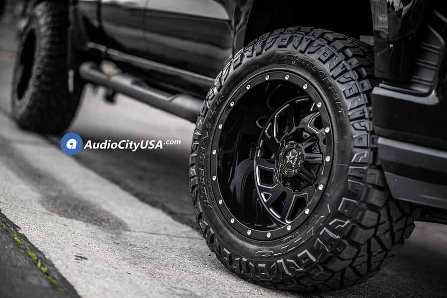 20″ RBP Wheels 65R Glock Gloss Black Milled Off-Road Rims for 2019 ...
