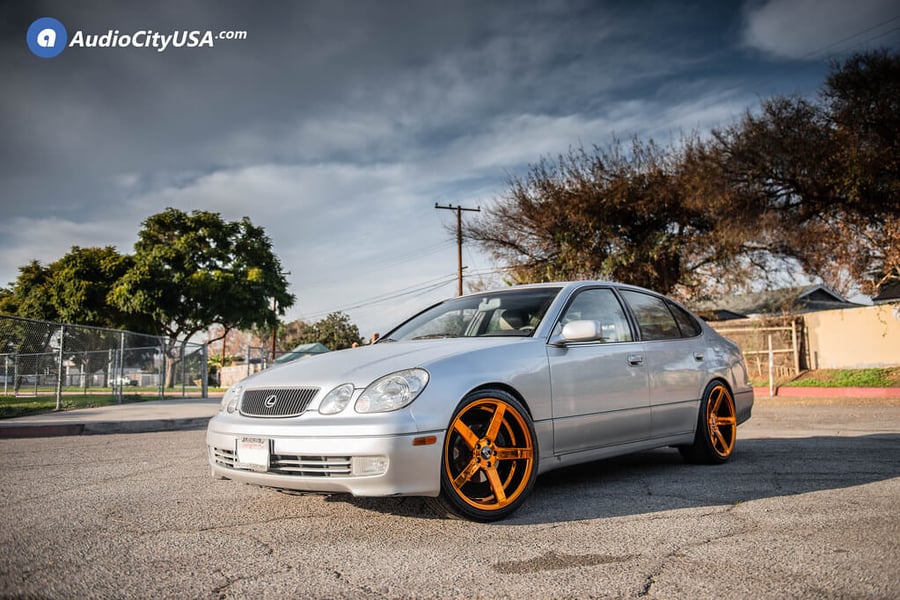 20″ Staggered STR Wheels 607 Candy Copper Rims Delinte Tires For 2000 ...