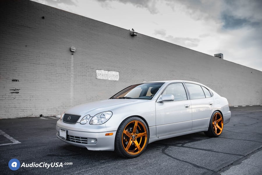 20″ Staggered STR Wheels 607 Candy Copper Rims Delinte Tires For 2000 ...