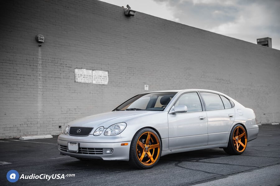 20″ Staggered STR Wheels 607 Candy Copper Rims Delinte Tires For 2000 ...
