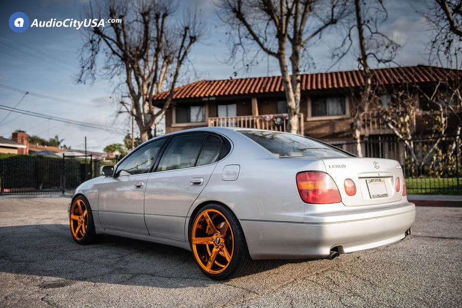 20″ Staggered STR Wheels 607 Candy Copper Rims Delinte Tires For 2000 ...