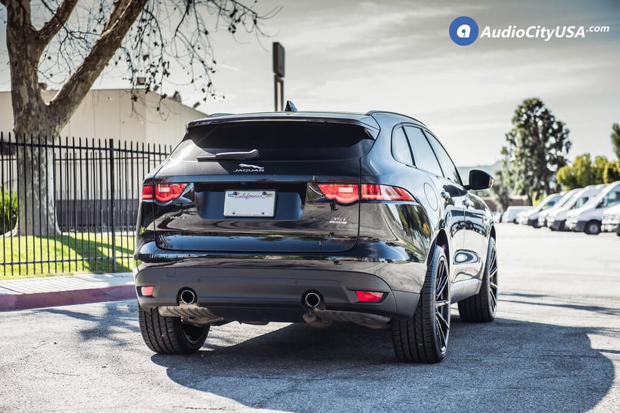22″ Lexani Wheels CSS-15 Satin Black Rims For 2018 Jaguar F-Pace ...