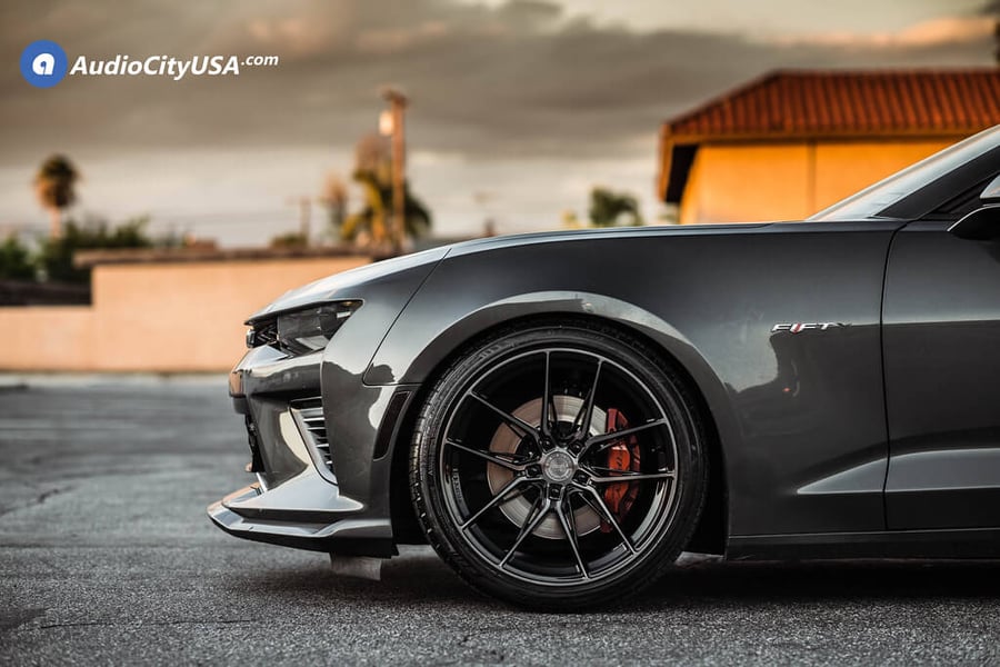 20" Staggered Vertini Wheels 607 RFS1.8 Dual Black Flow Formed Rims